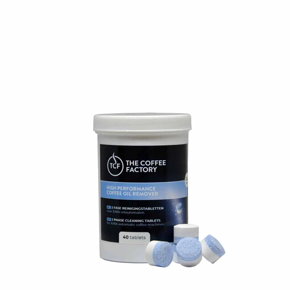 TCF reinigingstabletten Ø 15 mm [40 x 3,5 gr] - The Coffee Factory (TCF)