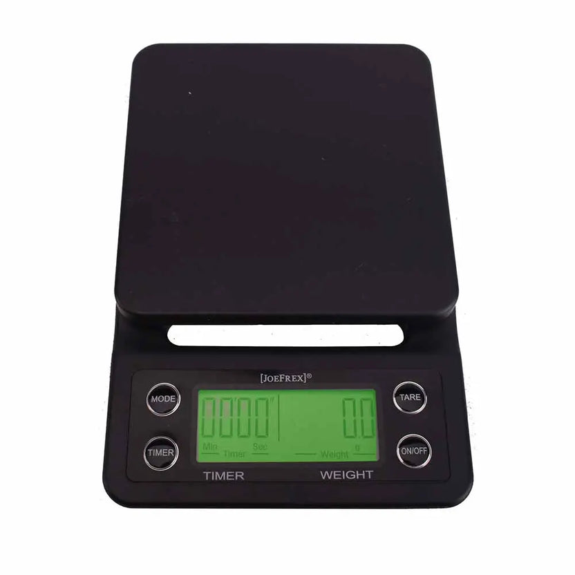 Joefrex digitale weegschaal met timer— The Coffee Factory (TCF)